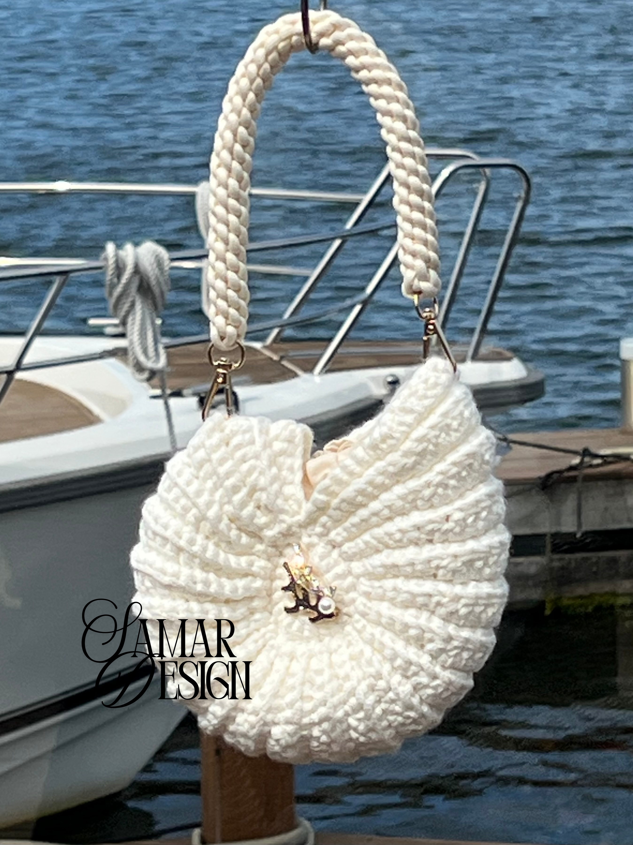 “Shell” bag Cocktail – Haken en breien met Samar