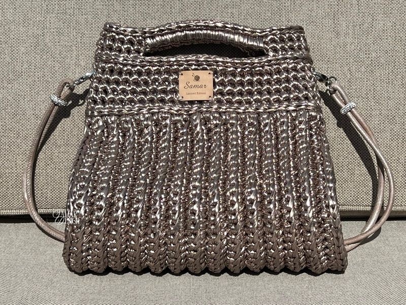 “Limited Edition” bag metallic – Haken en breien met Samar