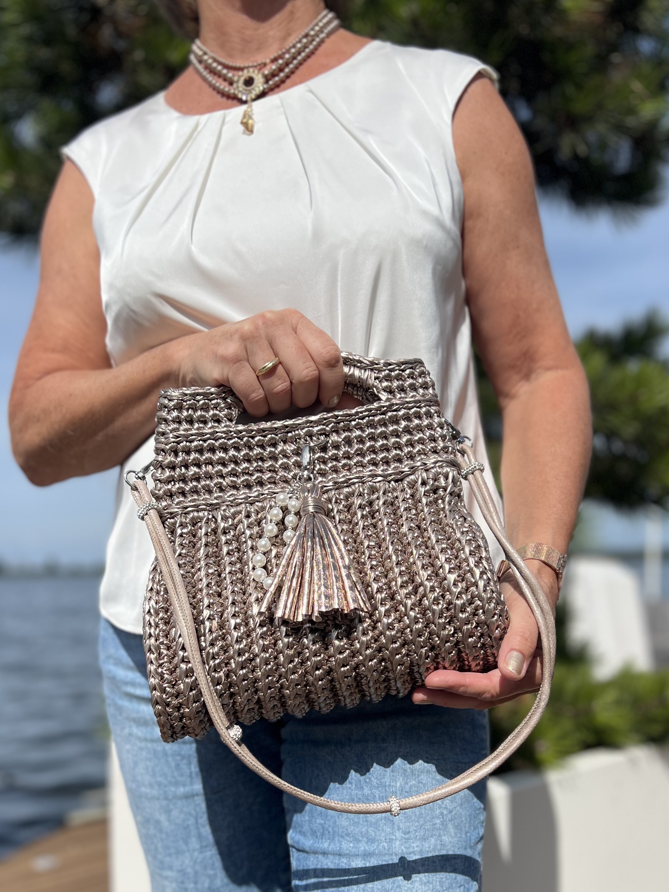“Limited Edition” bag metallic – Haken en breien met Samar