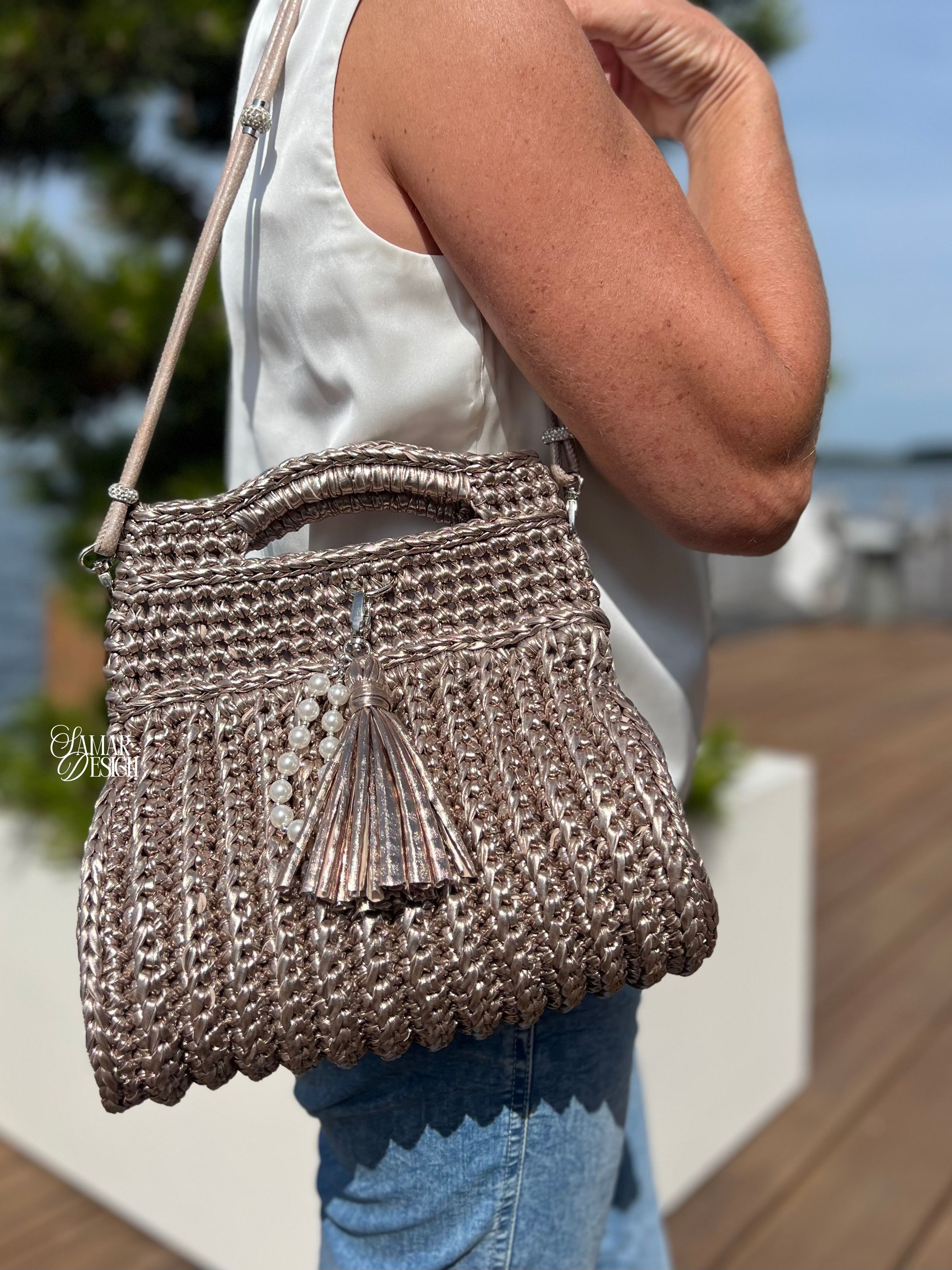 “Limited Edition” bag metallic – Haken en breien met Samar